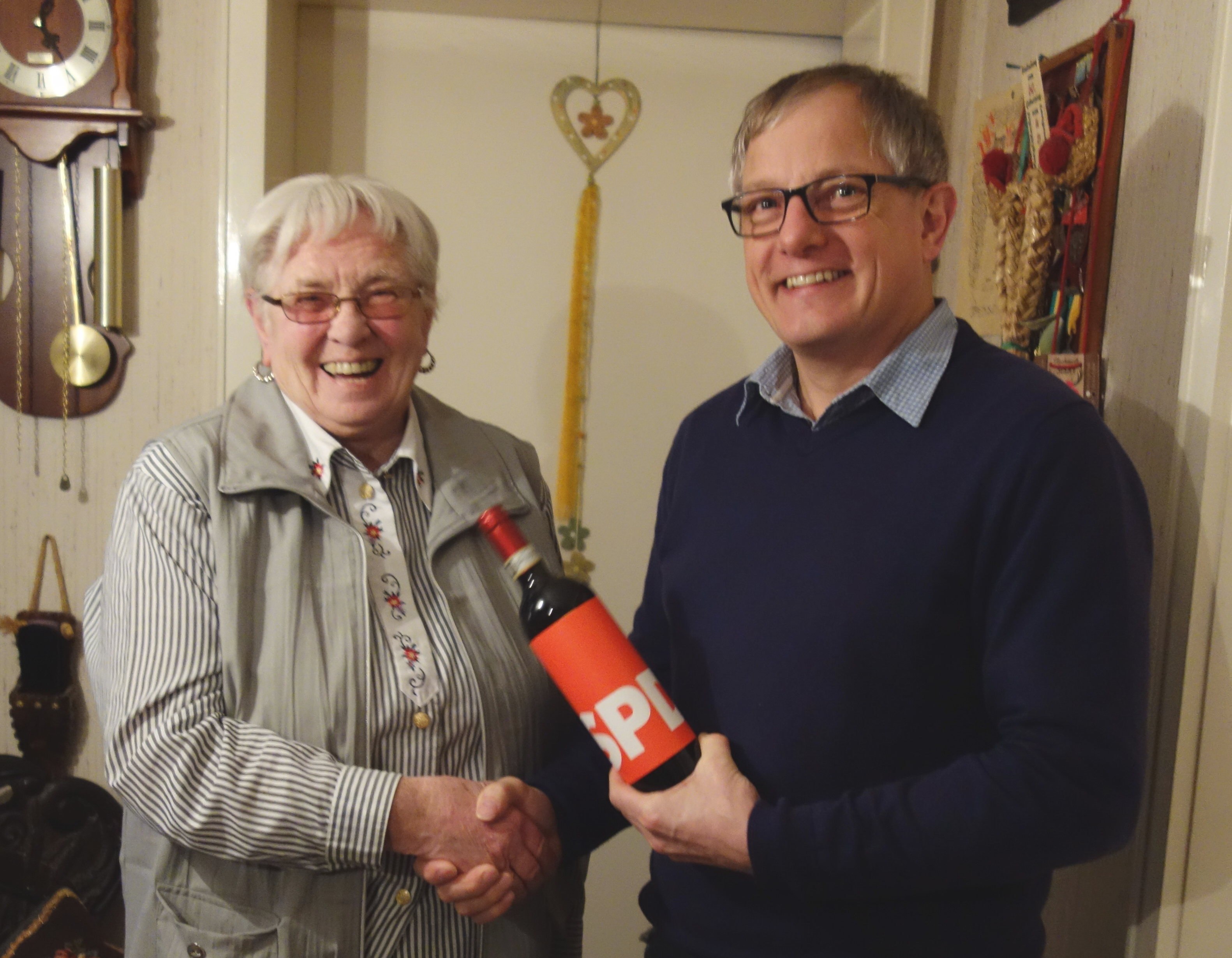 Ingrid Wagner feiert den 85. Geburtstag - SPD-Forbach